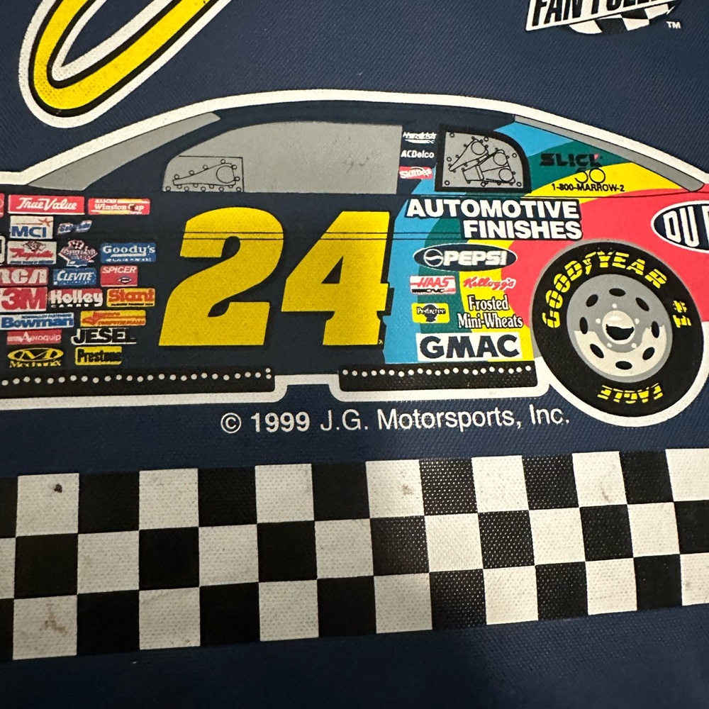 Vintage- 1999 Jeff Gordon Stadium Seat Cushion Storag… - Gem